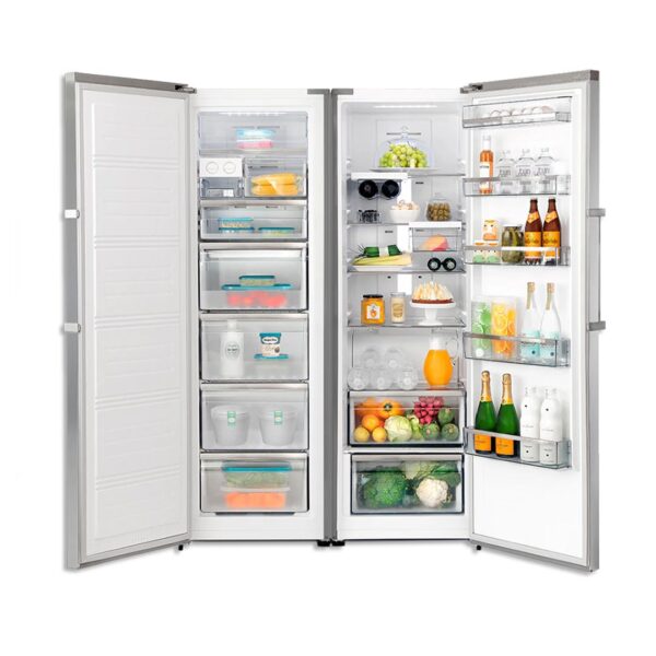 HELADERA + FREEZER VONDOM NO FROST ACERO INOX. 627 L - Europahaus